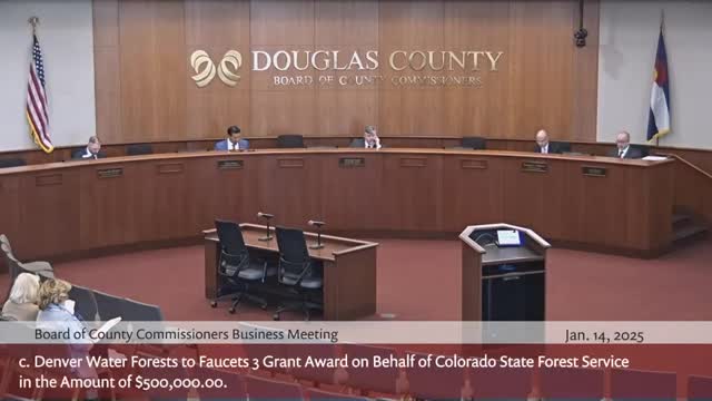 CitizenPortal.ai - Douglas County accepts $500,000 Denver Water grant ...
