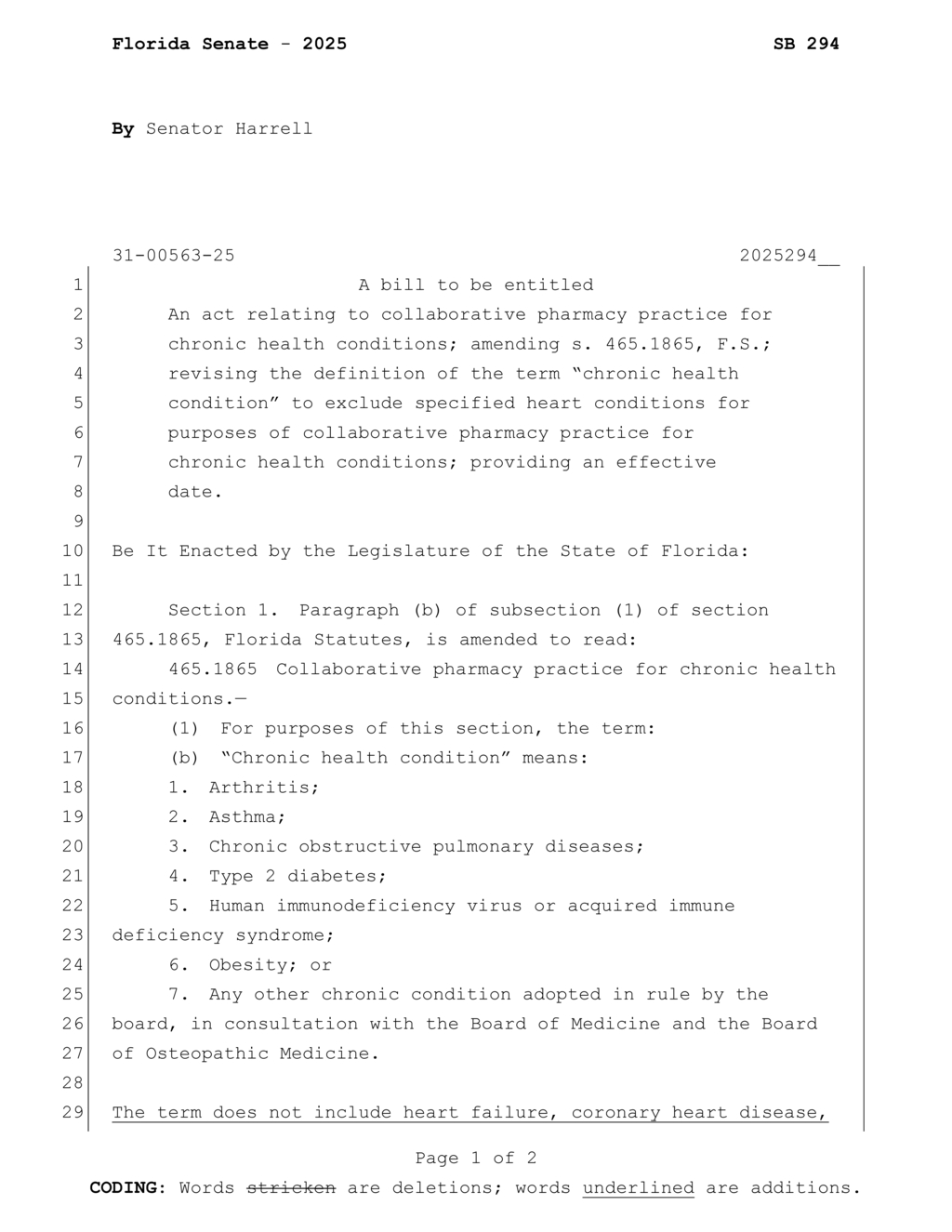 CitizenPortal.ai - Florida Senate introduces SB 294 targeting cardiac ...