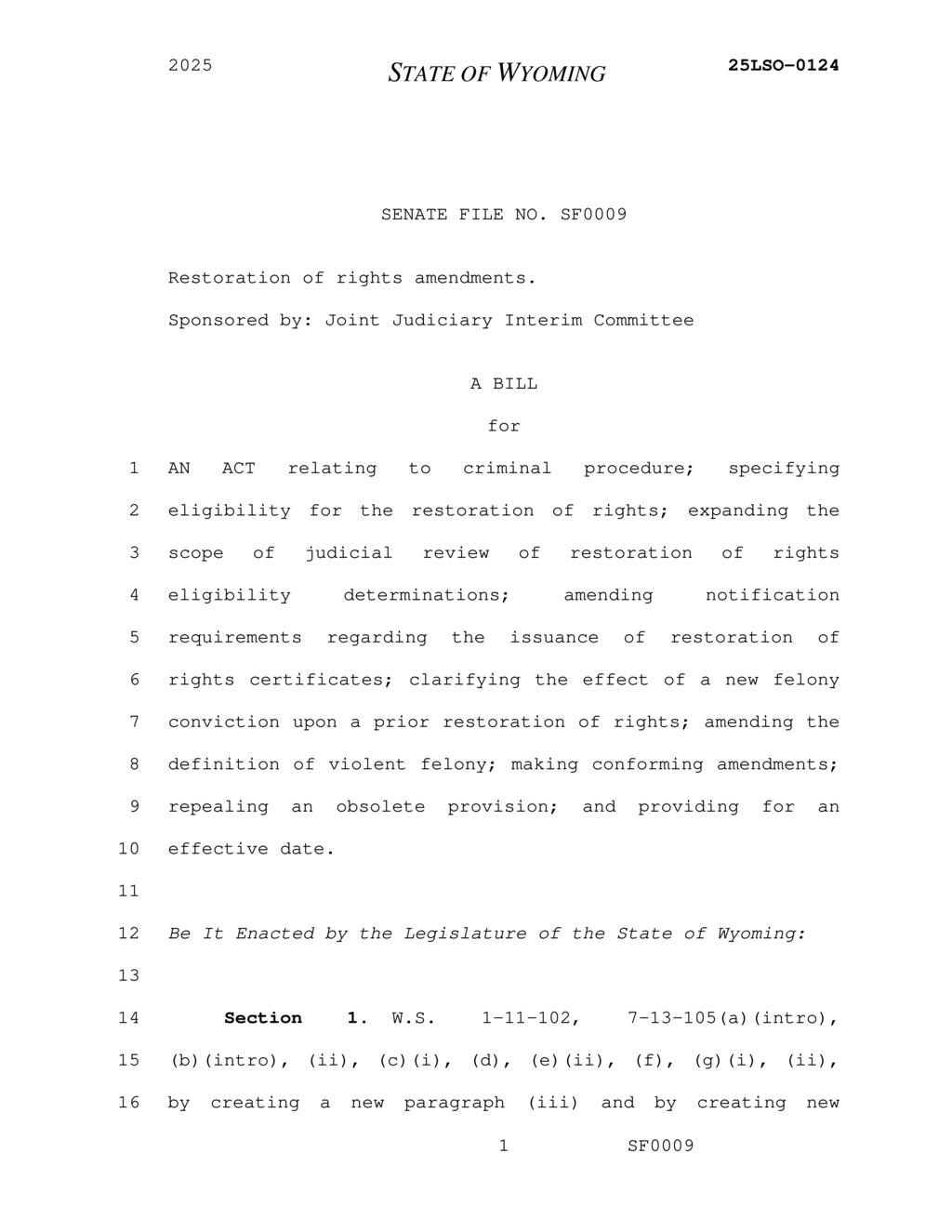CitizenPortal.ai - Wyoming restores voting rights for nonviolent felony ...