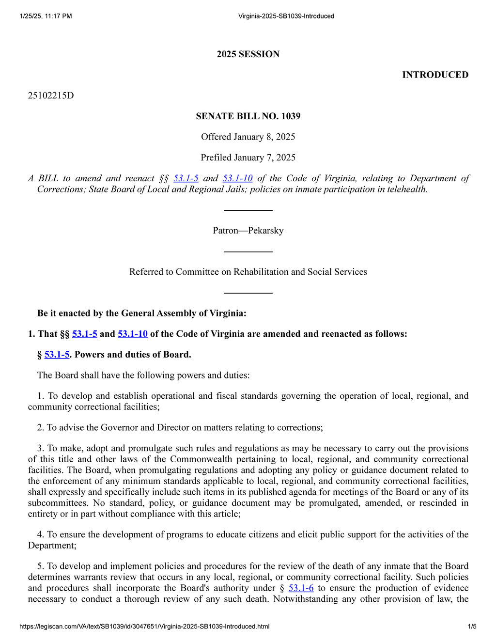 CitizenPortal.ai - Virginia Board sets standards for healthcare in ...