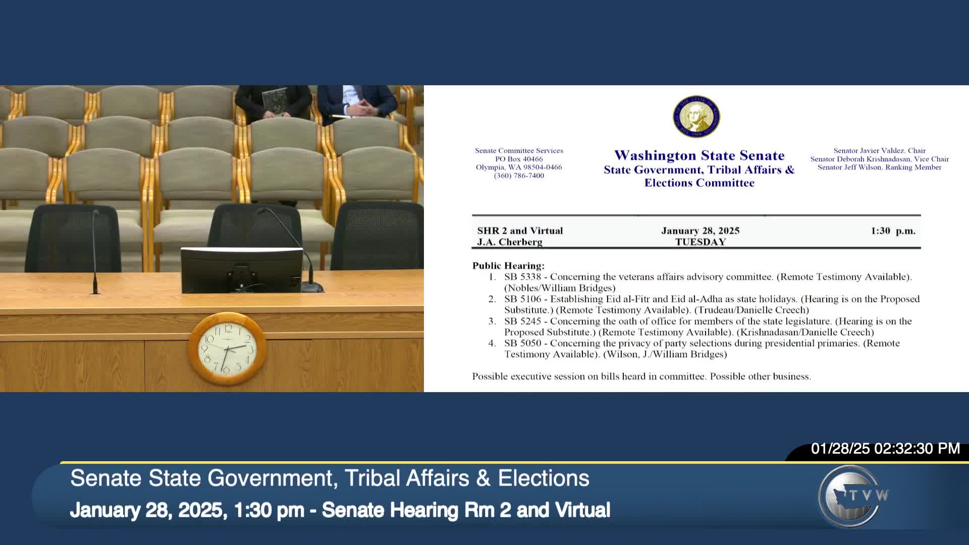 CitizenPortal.ai - Washington Senate Bill Aims to Protect Voter Privacy ...