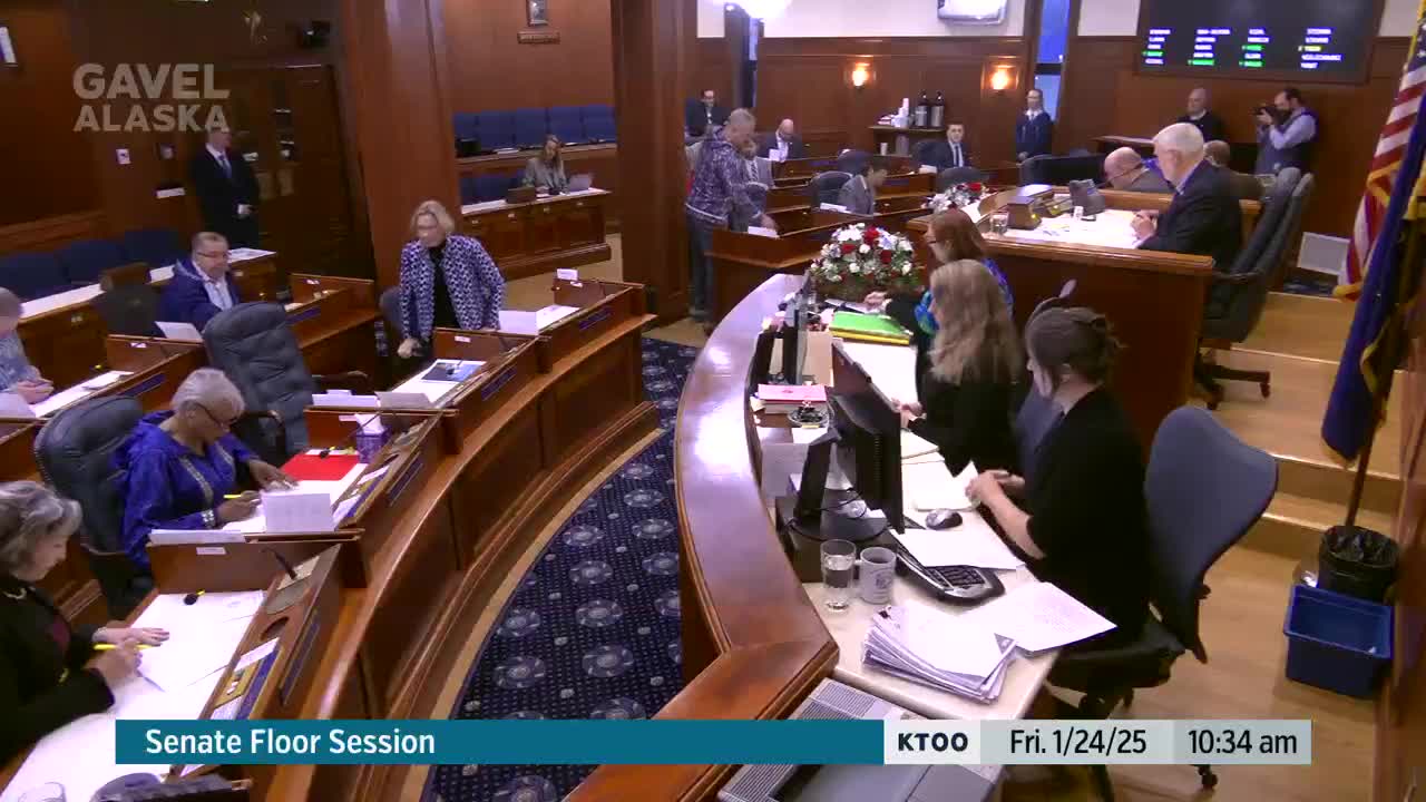 CitizenPortal.ai - Senate quorum established as Reverend Gordon Blue ...