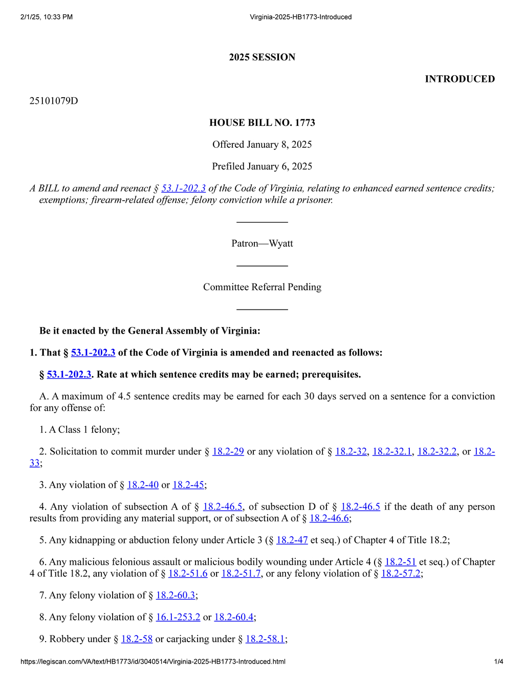 CitizenPortal.ai - Virginia introduces new four-level classification ...