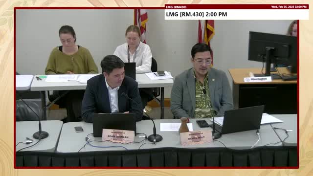 CitizenPortal.ai - Legislative Management Committee advances four bills ...