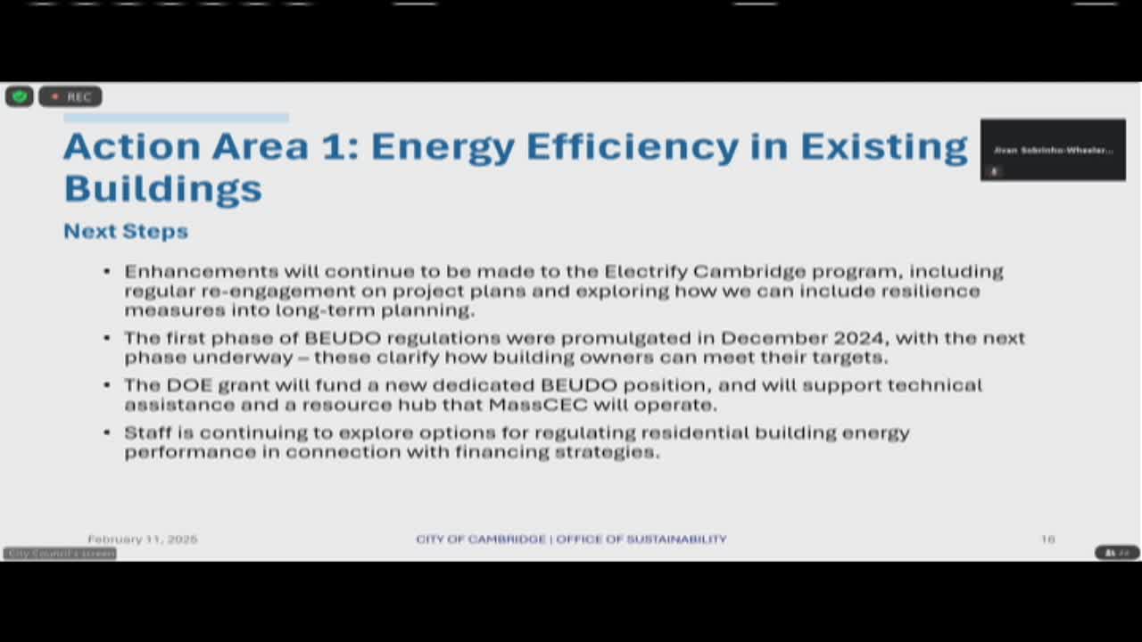 CitizenPortal.ai - Cambridge unveils ambitious net zero action plan for building decarbonization