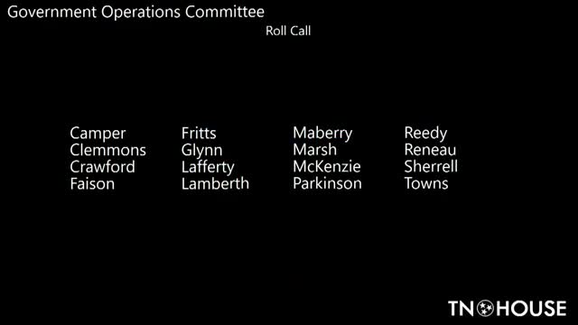 CitizenPortal.ai - Tennessee Legislative Committee Introduces Members ...