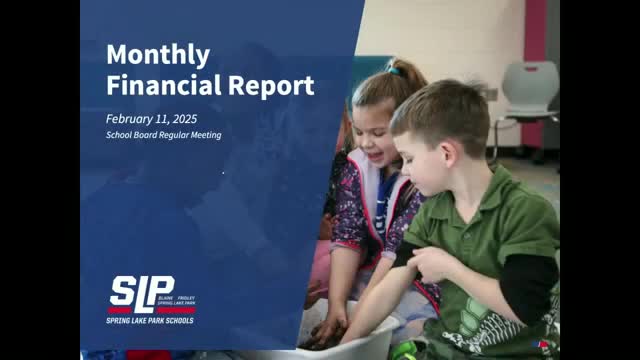 District financial report: Spring Lake Park Schools reports $72 million ...