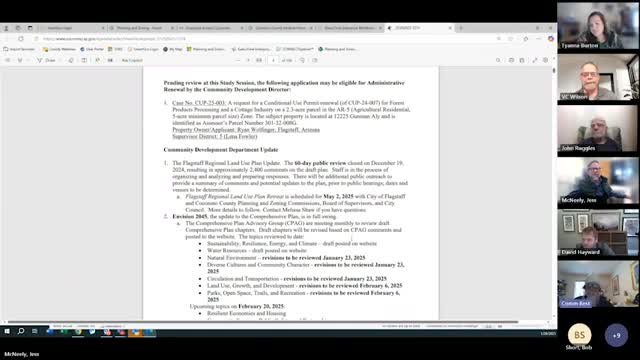 County planners outline timeline for Flagstaff regional plan and ...