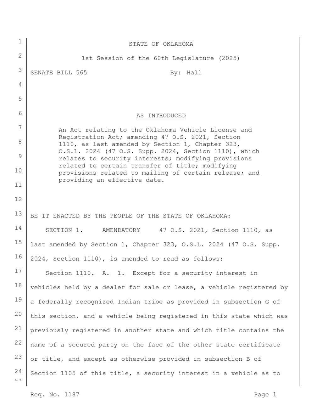 CitizenPortal.ai - Oklahoma Tax Commission outlines title surrender ...