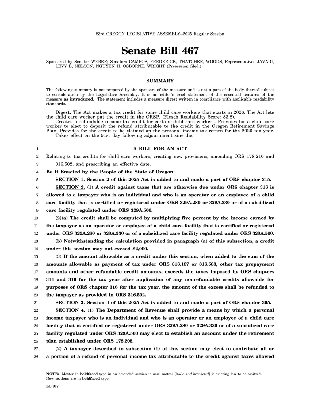 CitizenPortal.ai - Oregon enacts automatic employee retirement plan with opt-out option