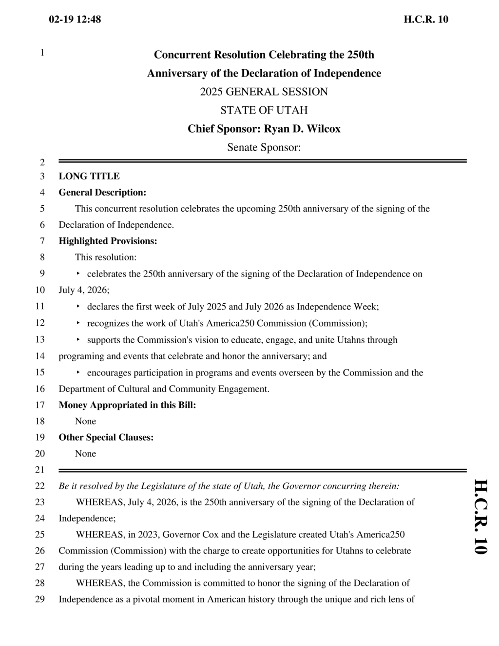 CitizenPortal.ai - Utah Legislature announces celebrations for ...