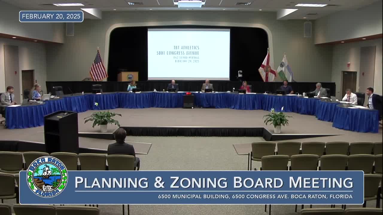 CitizenPortal.ai - Boca Raton planning board approves TBT Athletics ...