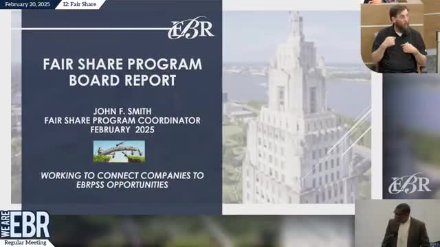 CitizenPortal.ai - East Baton Rouge Public Schools launch Fair Share Program to support minority ...