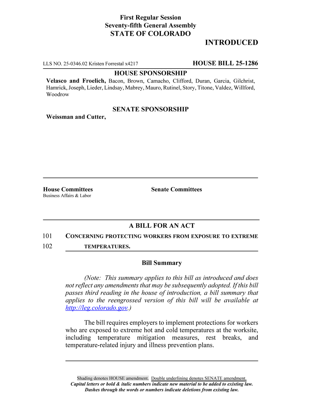 CitizenPortal.ai - Colorado defines cold and heat triggers for public ...