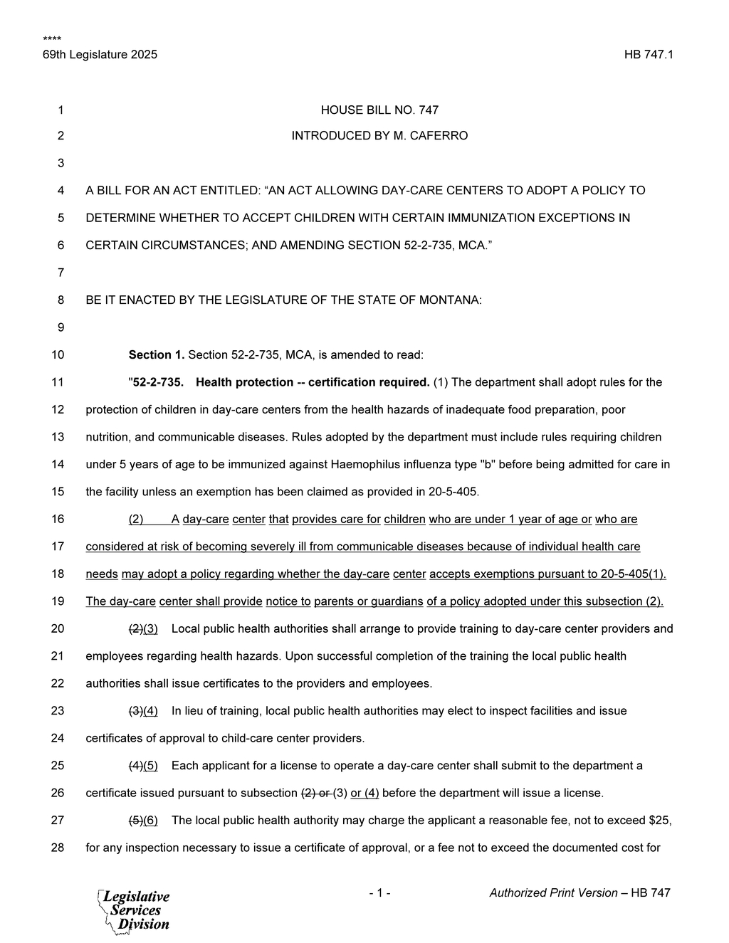 CitizenPortal.ai - Montana Legislature approves HB 747 allowing day ...