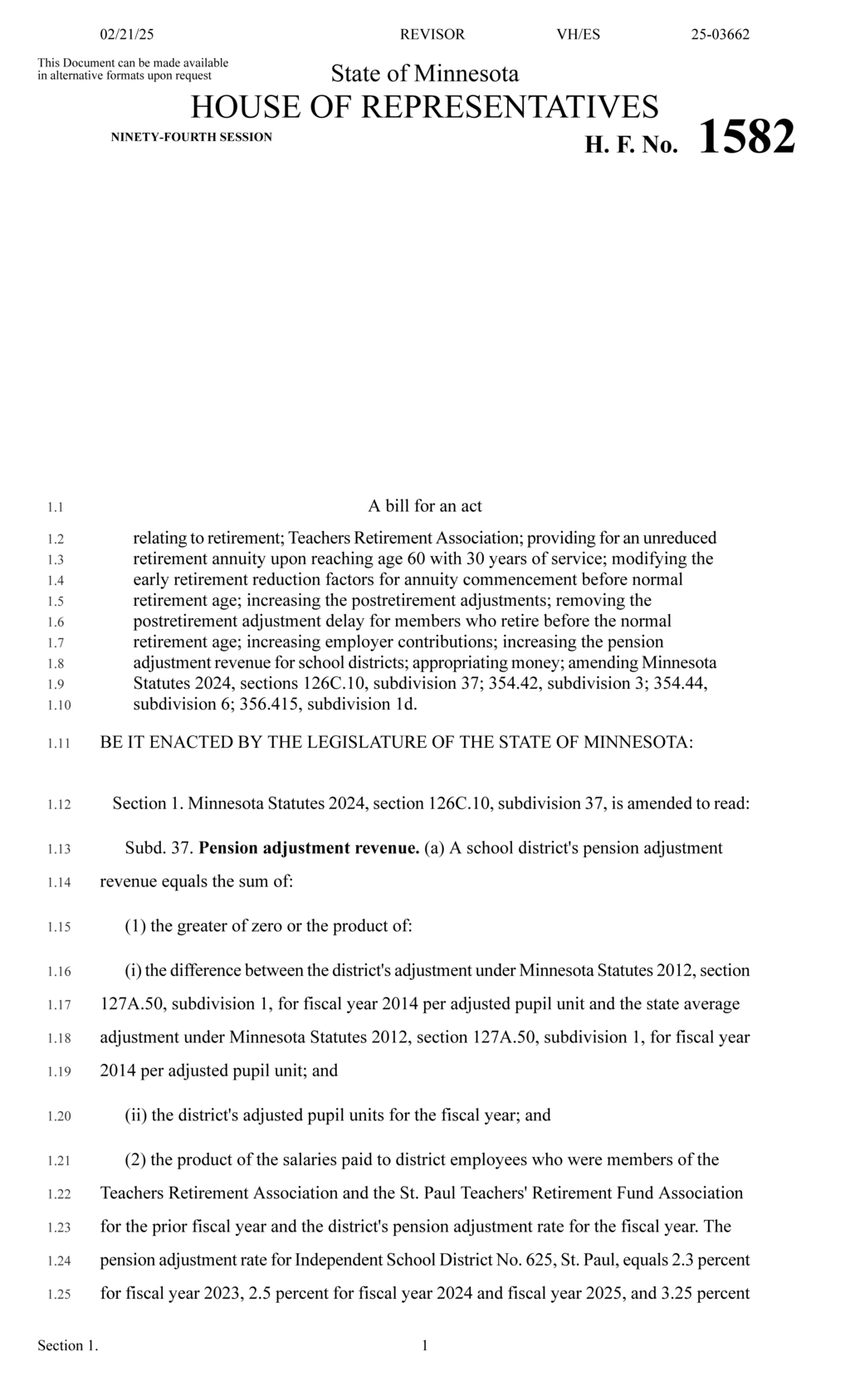 CitizenPortal.ai - Minnesota Legislature passes Teachers Retirement ...