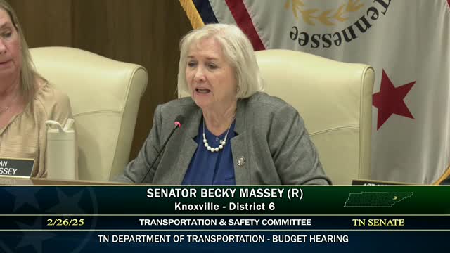 CitizenPortal.ai - Tennessee Senate approves amendment for $126M in transportation funds