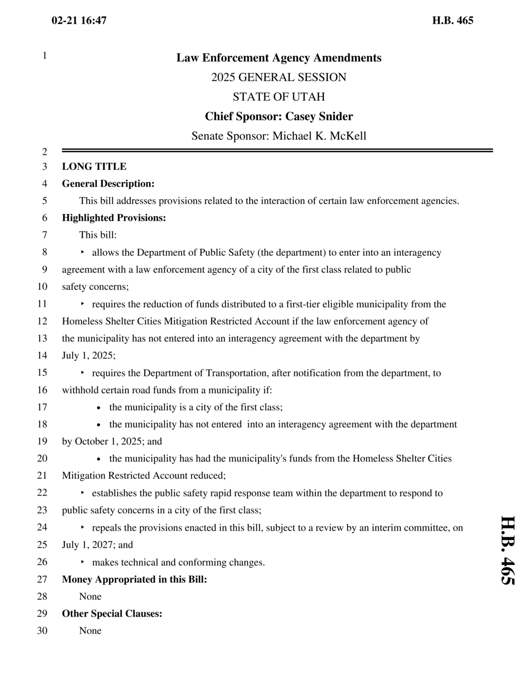 CitizenPortal.ai - New law establishes public safety response team for ...