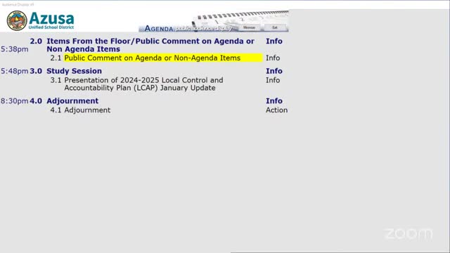 CitizenPortal.ai - Azusa Unified holds interactive midyear LCAP study ...