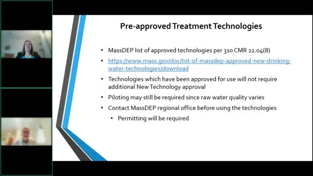 CitizenPortal.ai - MassDEP discusses federal grant for PFAS treatment ...