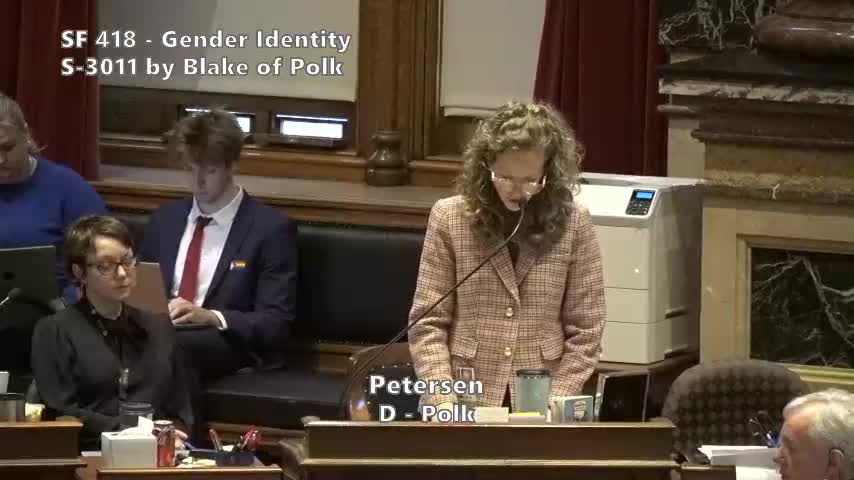 CitizenPortal.ai - Senate debates Blake Amendment to protect Iowa ...