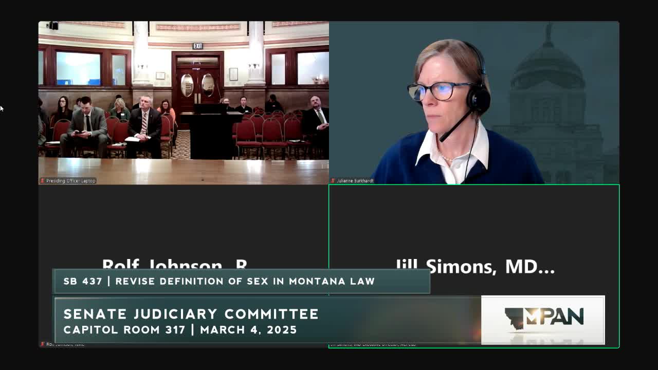 CitizenPortal.ai - Senate Committee Reviews Bill Defining Male and ...