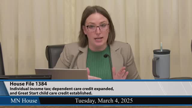 CitizenPortal.ai - Minnesota bill expands childcare tax credits for families with young children