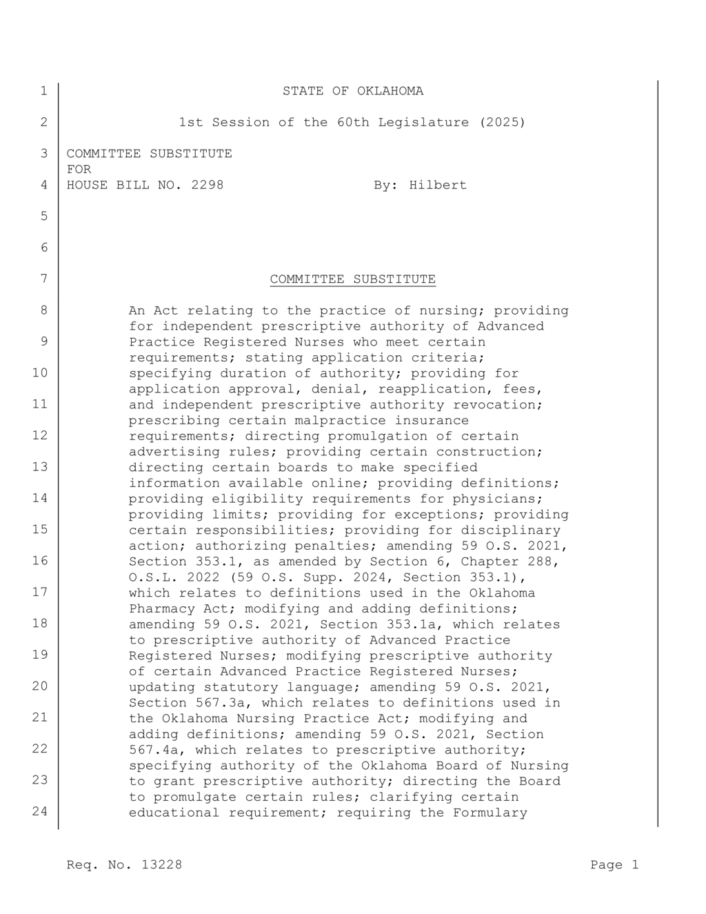 CitizenPortal.ai - Oklahoma Board of Nursing outlines Advanced Practice ...