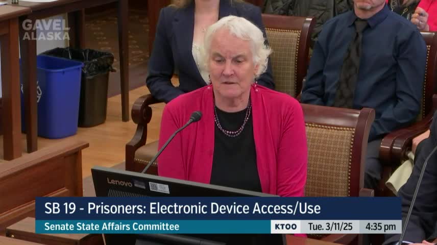 CitizenPortal.ai - Alaska Senate reviews SB19 to enhance digital access for incarcerated individuals
