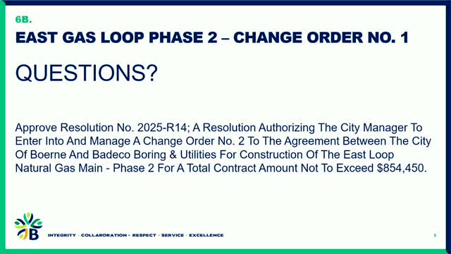 CitizenPortal.ai - Boerne City Council approves $854K gas main ...