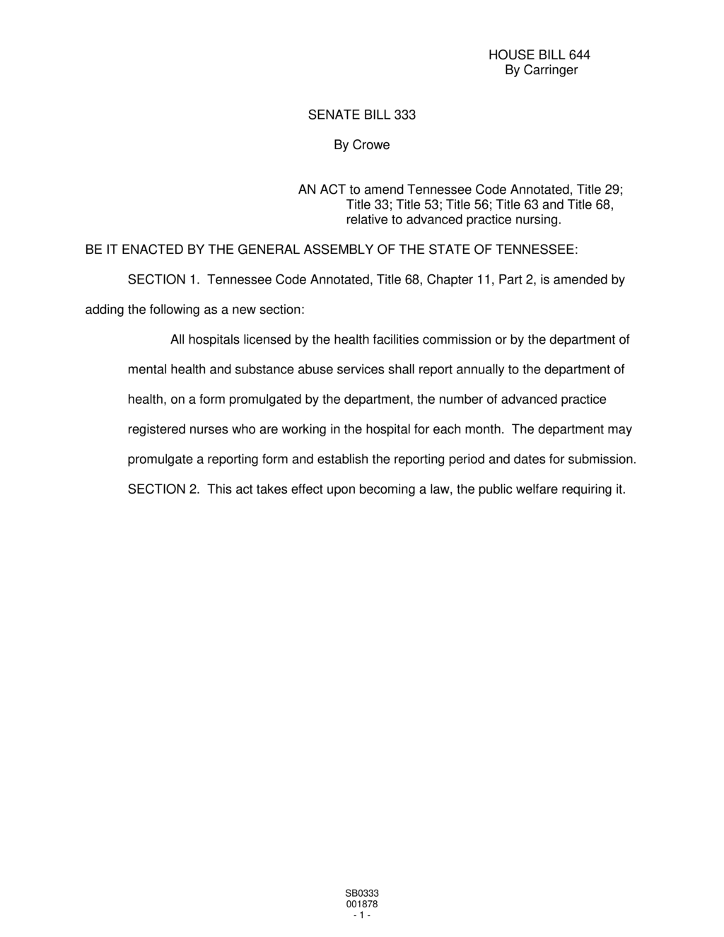 CitizenPortal.ai - Tennessee General Assembly passes SB333 mandating ...