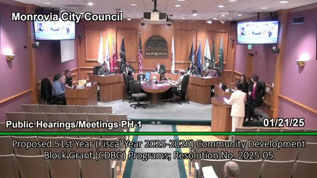 CitizenPortal.ai - Monrovia to spend full 2025–26 CDBG allocation on ...