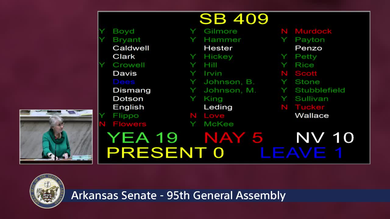CitizenPortal.ai - Arkansas Senate passes multiple bills including education and healthcare measures