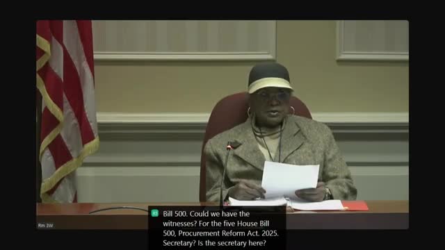 CitizenPortal.ai - Maryland procurement reform bill advances after ...