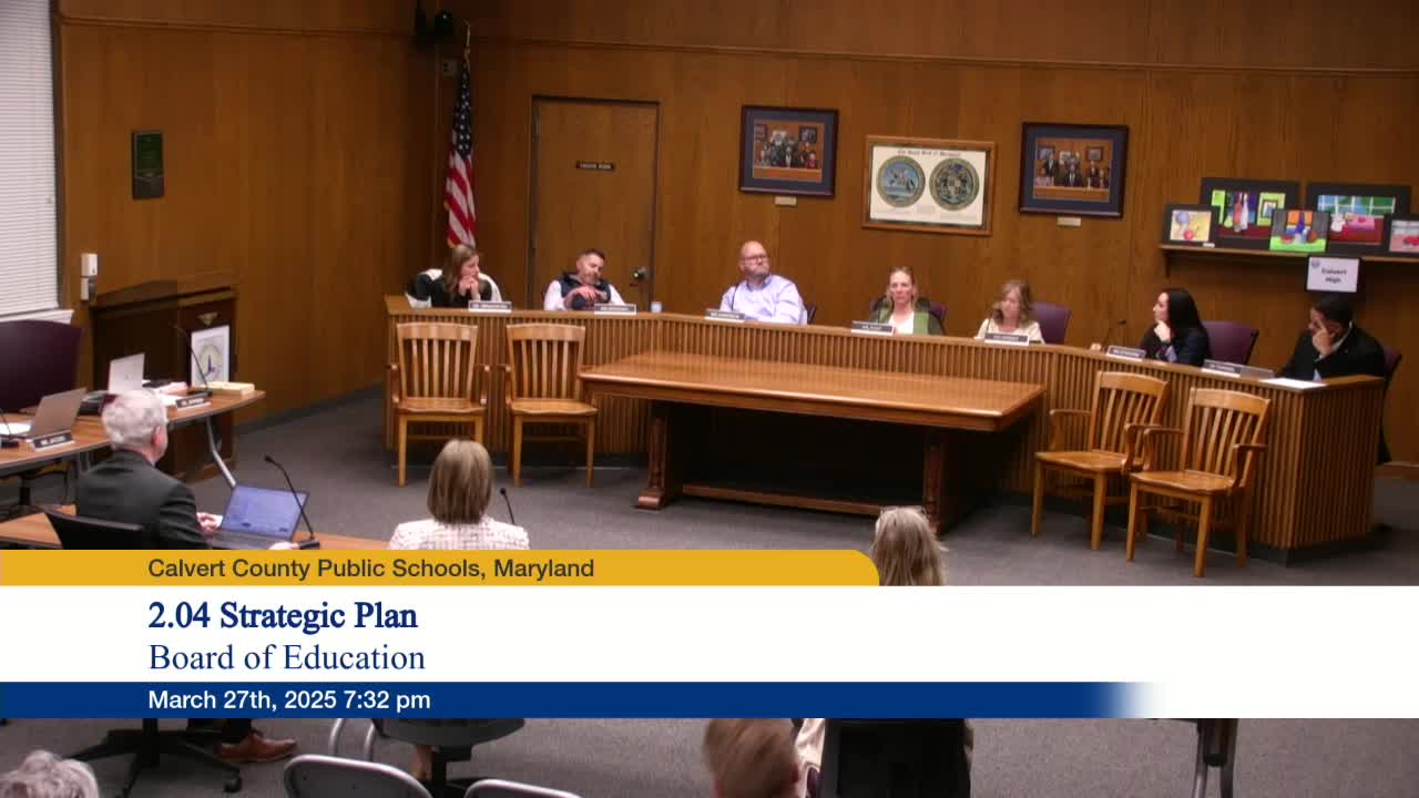 CitizenPortal.ai - Calvert County Board highlights student ...