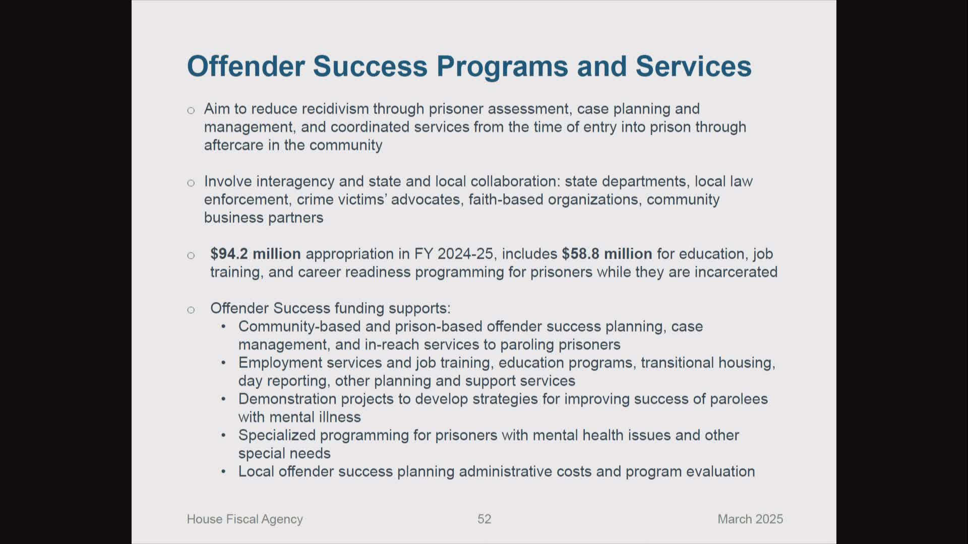 CitizenPortal.ai - Corrections Department allocates $58.8M for prisoner ...