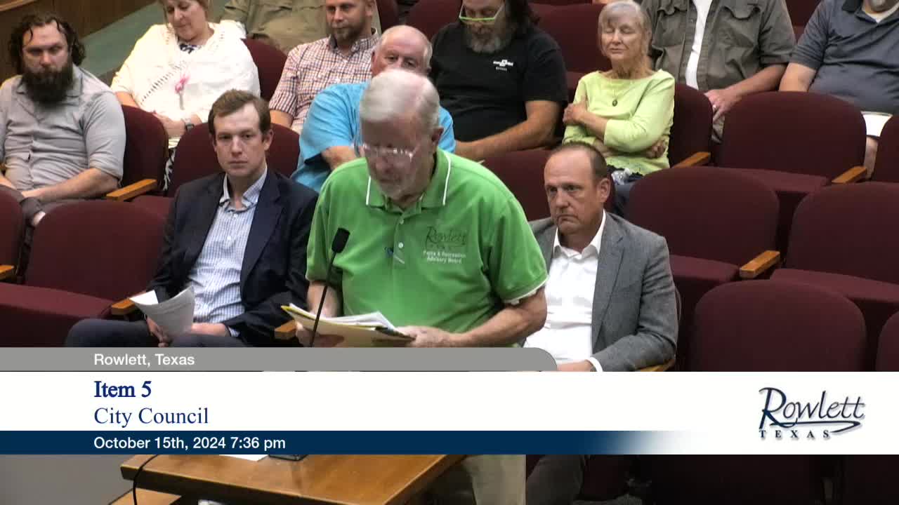 CitizenPortal.ai - Rowlett residents voice opposition to Columbia Park ...