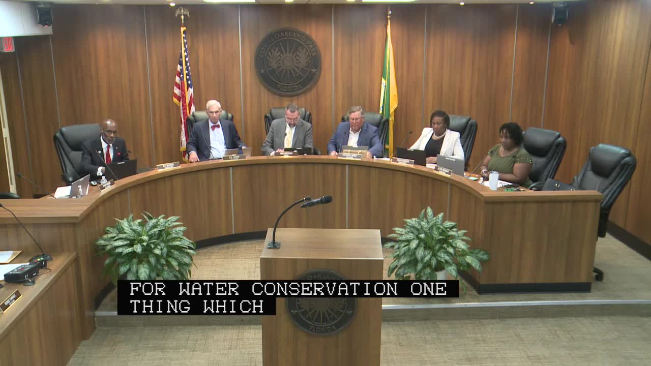 CitizenPortal.ai - Oakland Park declares April 2025 Water Conservation ...