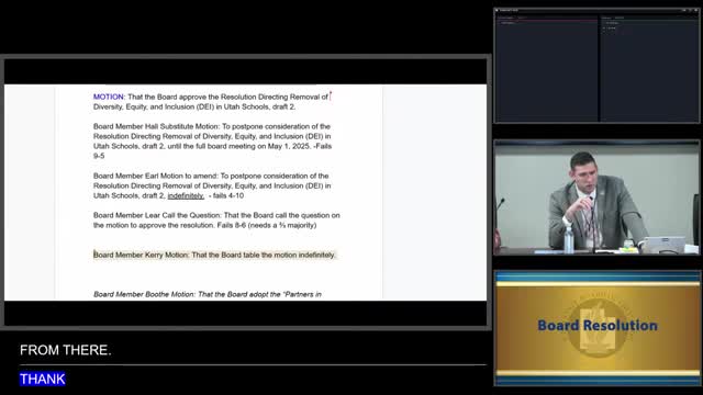 CitizenPortal.ai - Utah school board votes to eliminate diversity ...