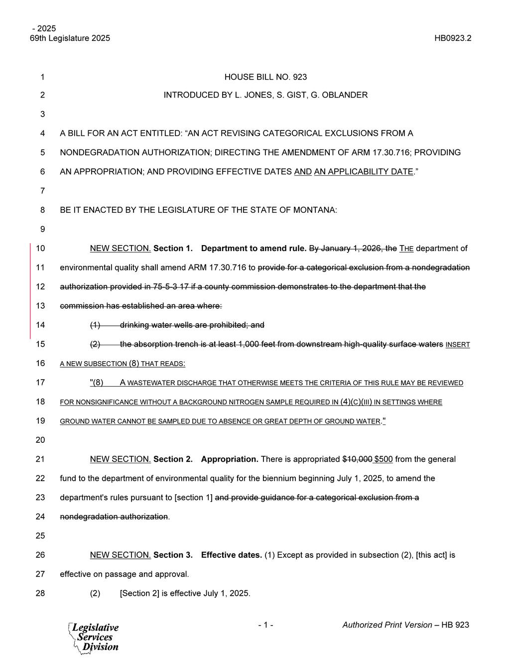 CitizenPortal.ai - Montana Legislature passes HB 923 to revise ...