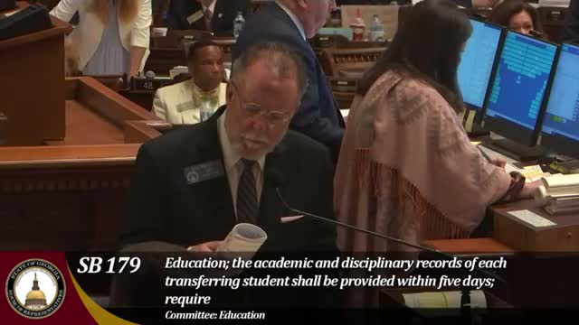 CitizenPortal.ai - Representative Ballard presents SB 179 to require ...