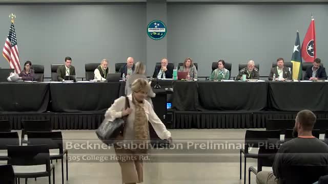 CitizenPortal.ai - Planning Commission approves three subdivision plats and final plat for ...