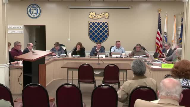 Tiverton council debates rescinding resolution seeking state review of ...