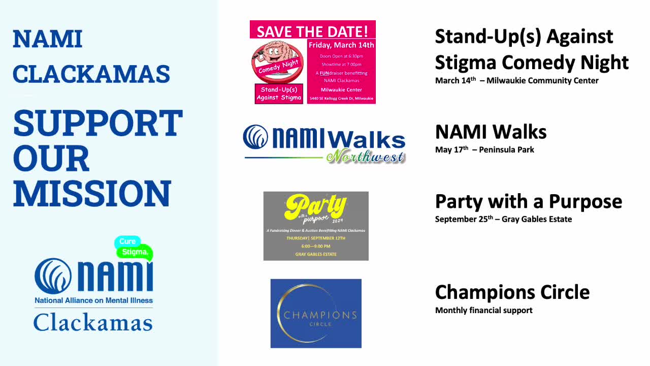 CitizenPortal.ai - NAMI Oregon announces May 17 mental health ...