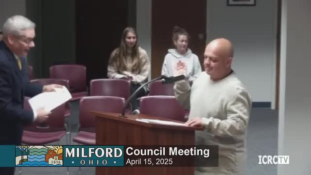 CitizenPortal.ai - Milford City Council welcomes Matthew Lilly as new ...