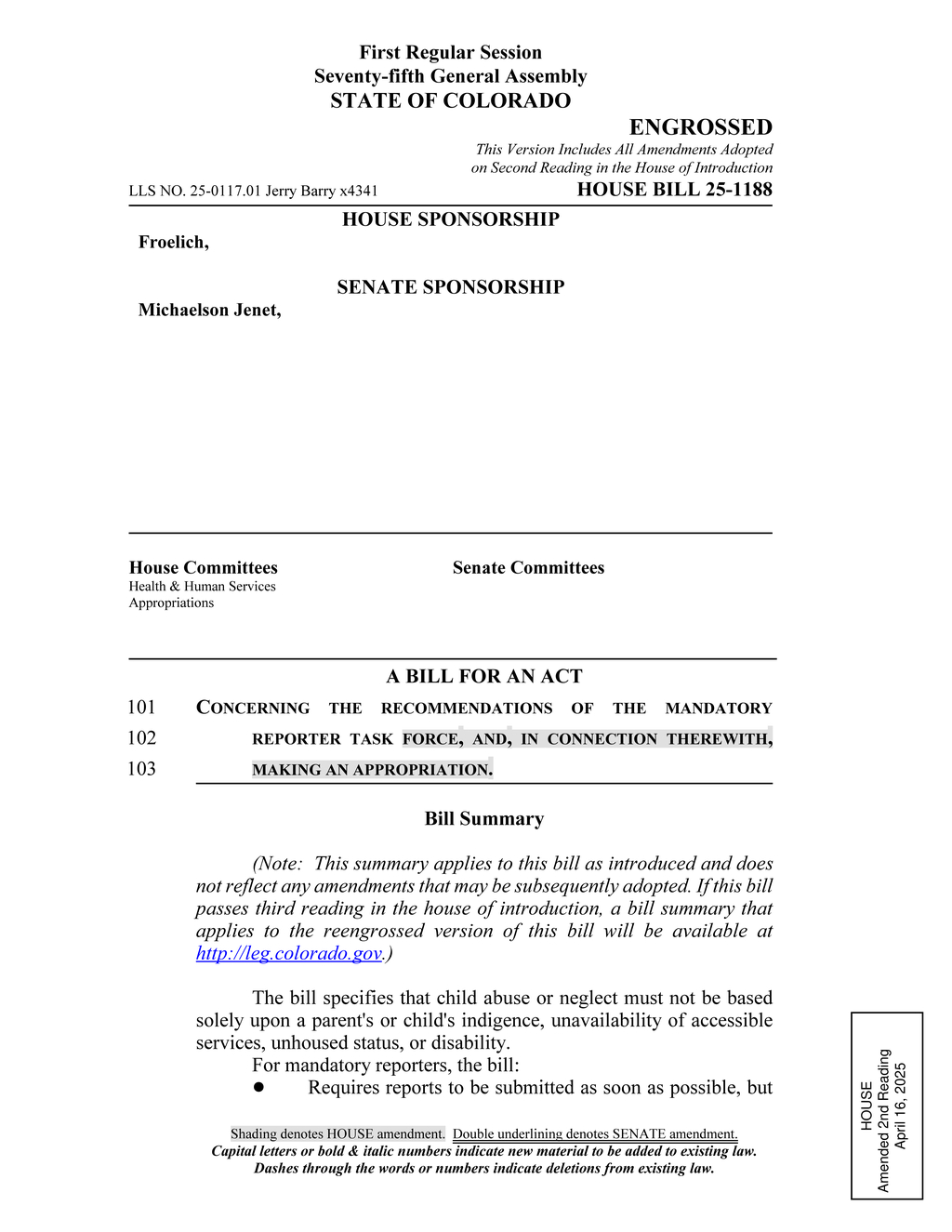 CitizenPortal.ai - Colorado Assembly enacts new child abuse reporting ...