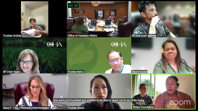 CitizenPortal.ai - OHA Committee approves $14,500 for Molokai's Olala Hawaii event funding