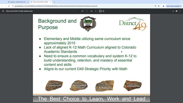 CitizenPortal.ai - District math committee selects new curriculum after ...