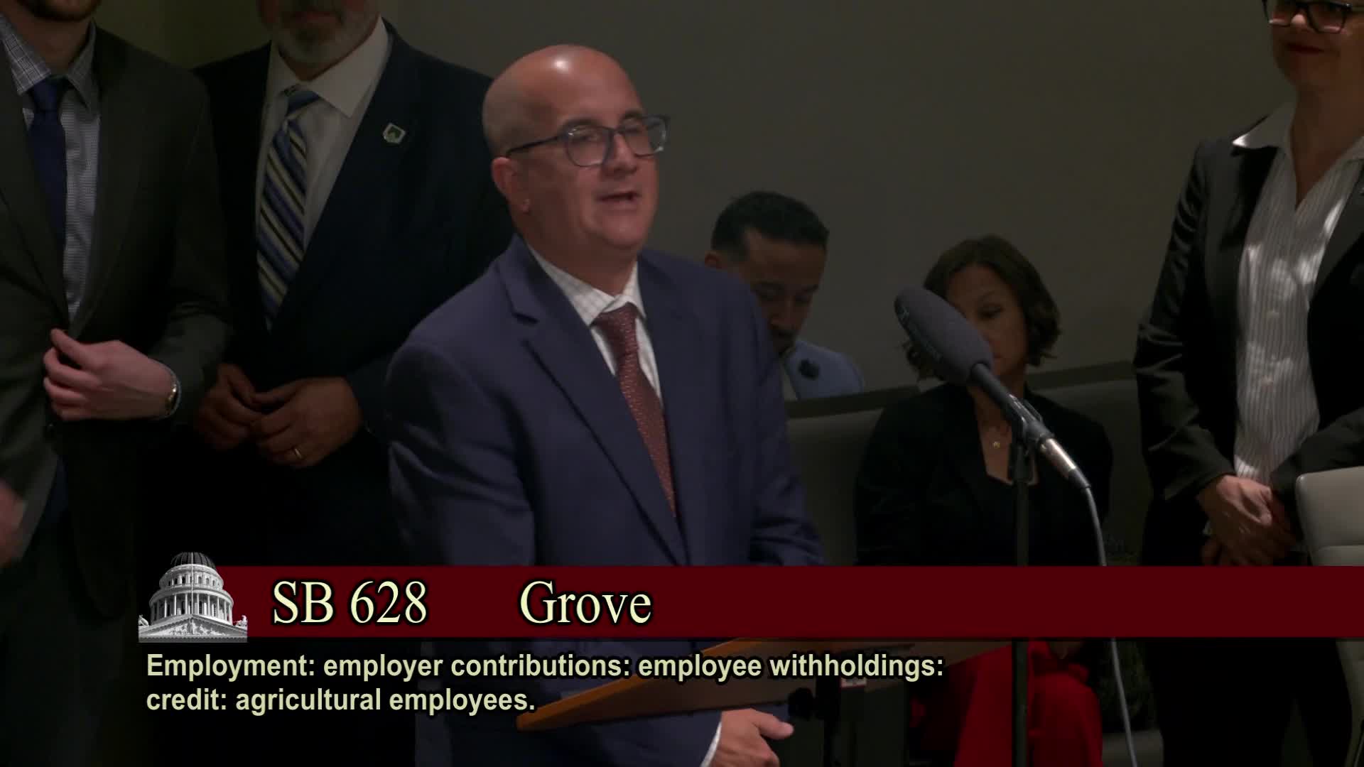 CitizenPortal.ai - Supporters and Opponents Voice Positions on SB 628 in Sacramento Hearing