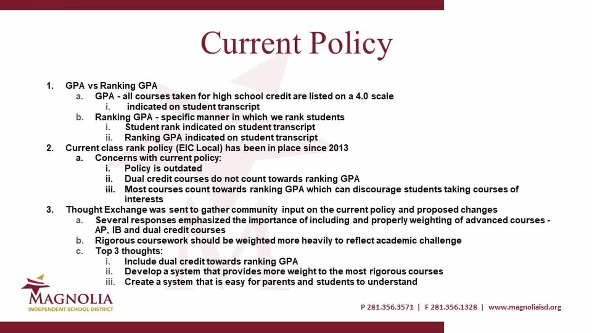 CitizenPortal.ai - School Board proposes changes to GPA and class ...